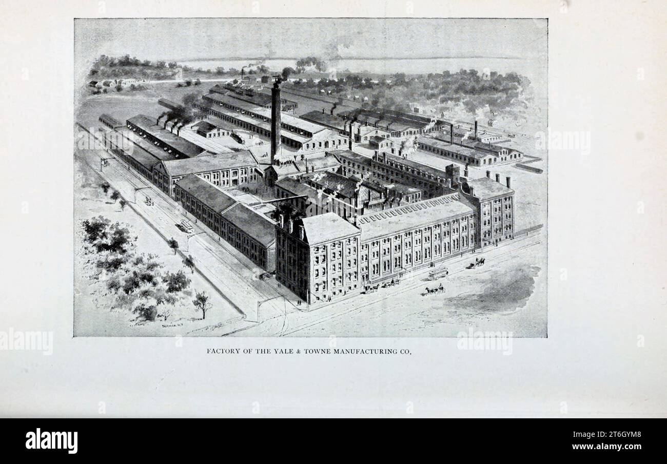 Factory of the Yale & Towne Manufacturing Co. Shelbume Falls, Mass ...