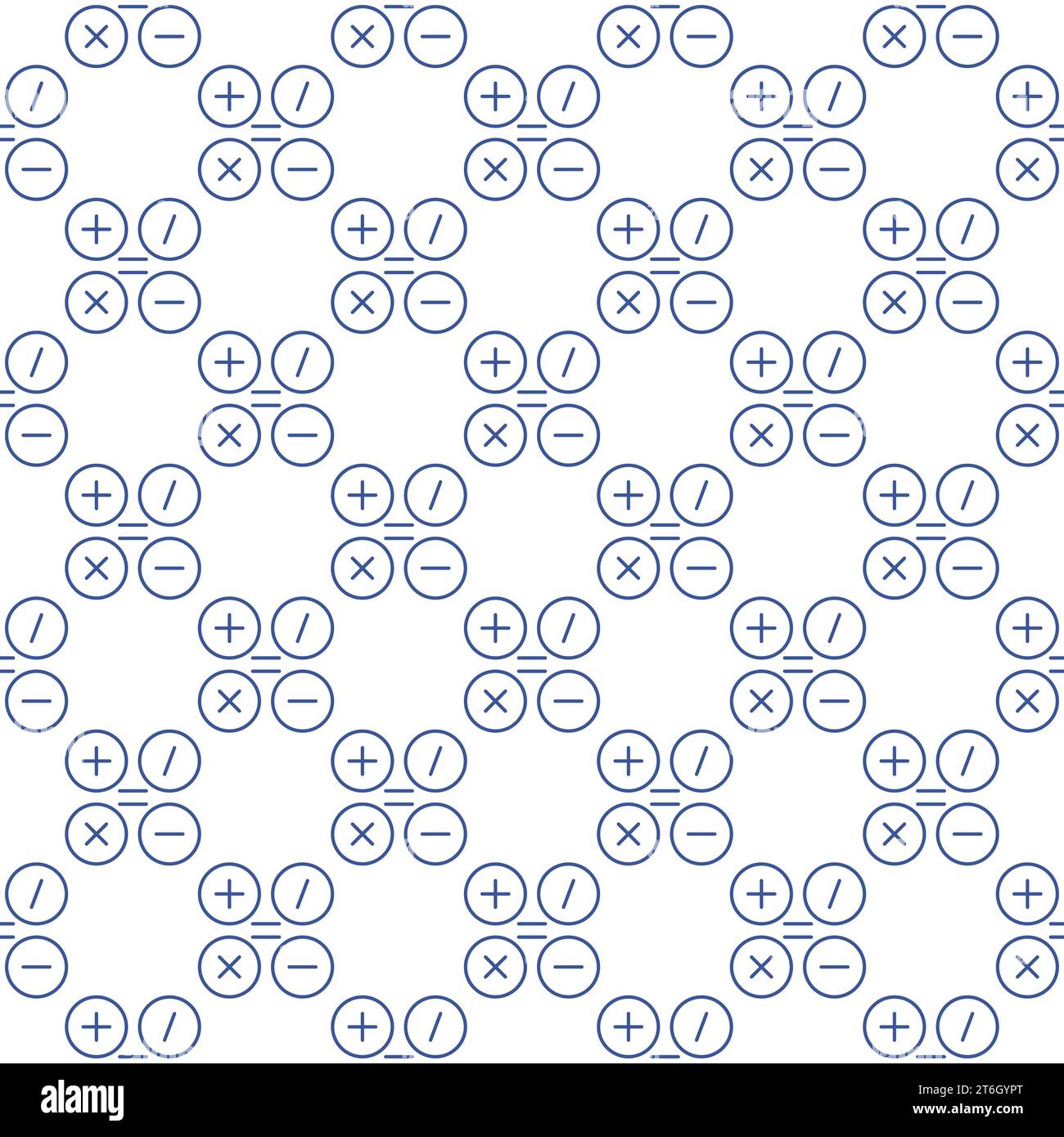 Basic Mathematical Symbols vector Math concept linear seamless pattern ... Basic Mathematical Symbols vector Math concept linear seamless pattern ...