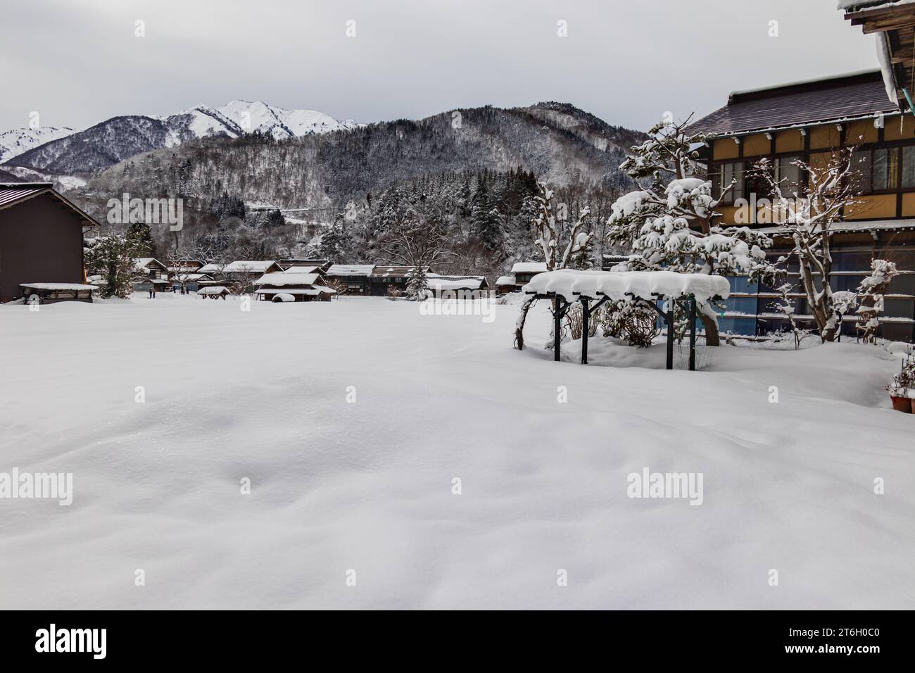 The snowy winter at Shirakawago, Prefecture Gifu, Japan, a UNESCO World ...