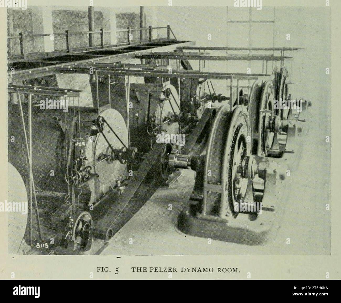 THE PELZER DYNAMO ROOM. from the Article THE WONDERFUL EXPANSION IN THE ...