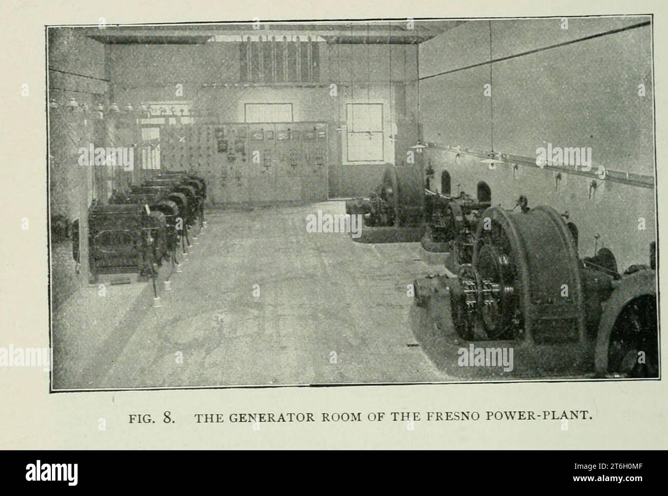 THE GENERATOR ROOM OF THE FRESNO POWER-PLANT from the Article THE ...