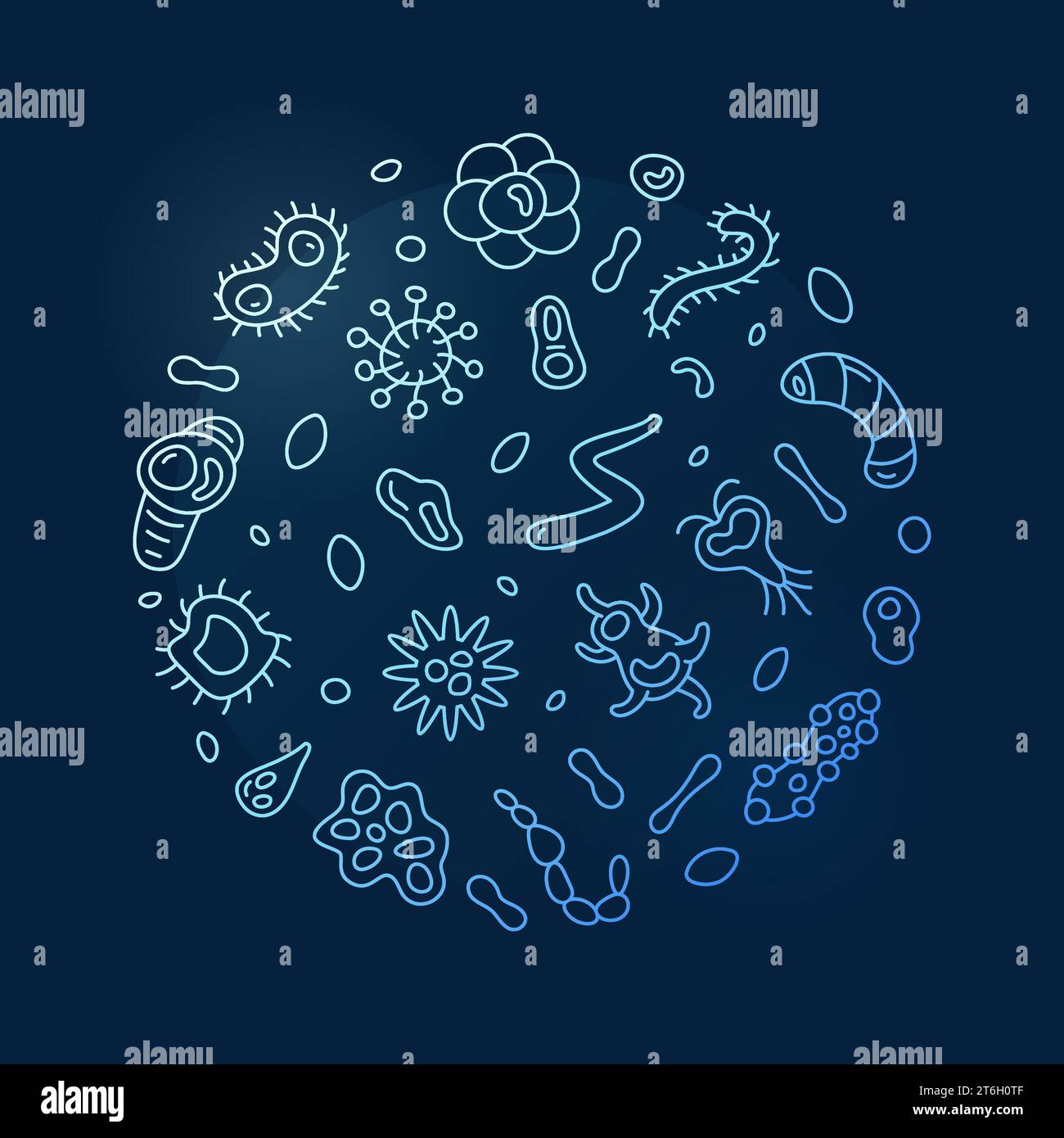 Bacterial contaminant Stock Vector Images - Alamy