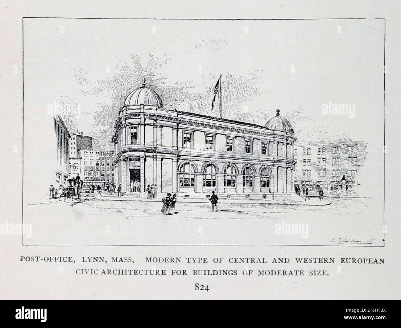 POST-OFFICE, LYNN, Massachusetts. MODERN TYPE OF CENTRAL AND WESTERN ...