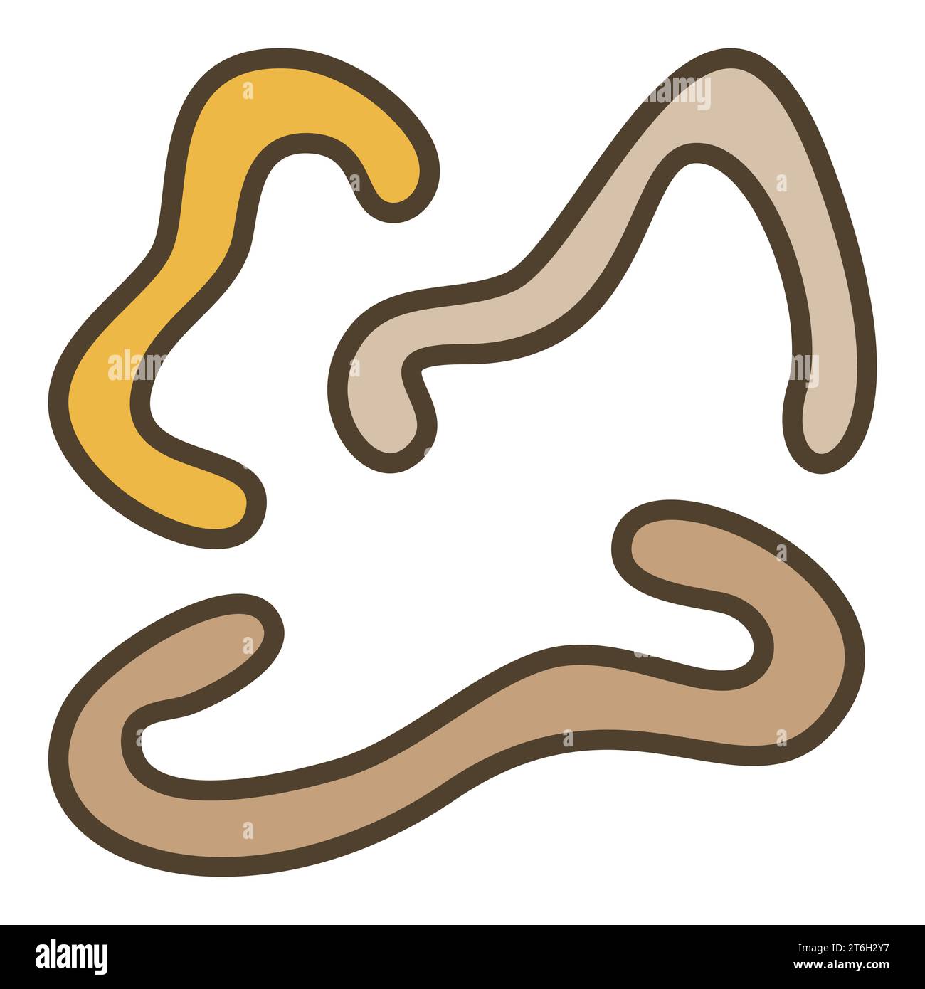 Microbes vector Microbiology concept colored icon or logo element Stock ...