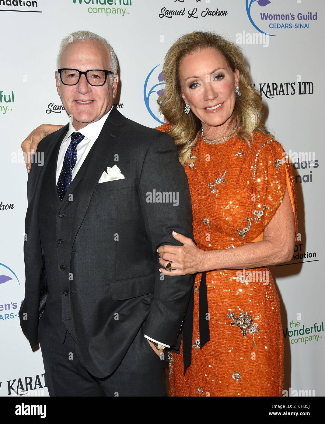 Beverly Hills, USA. 09th Nov, 2023. Frank Litvack and Shelley Litvack ...
