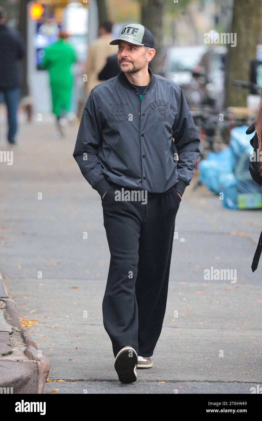 Bradley Cooper spotted out for a walk in New York City, wearing an ...