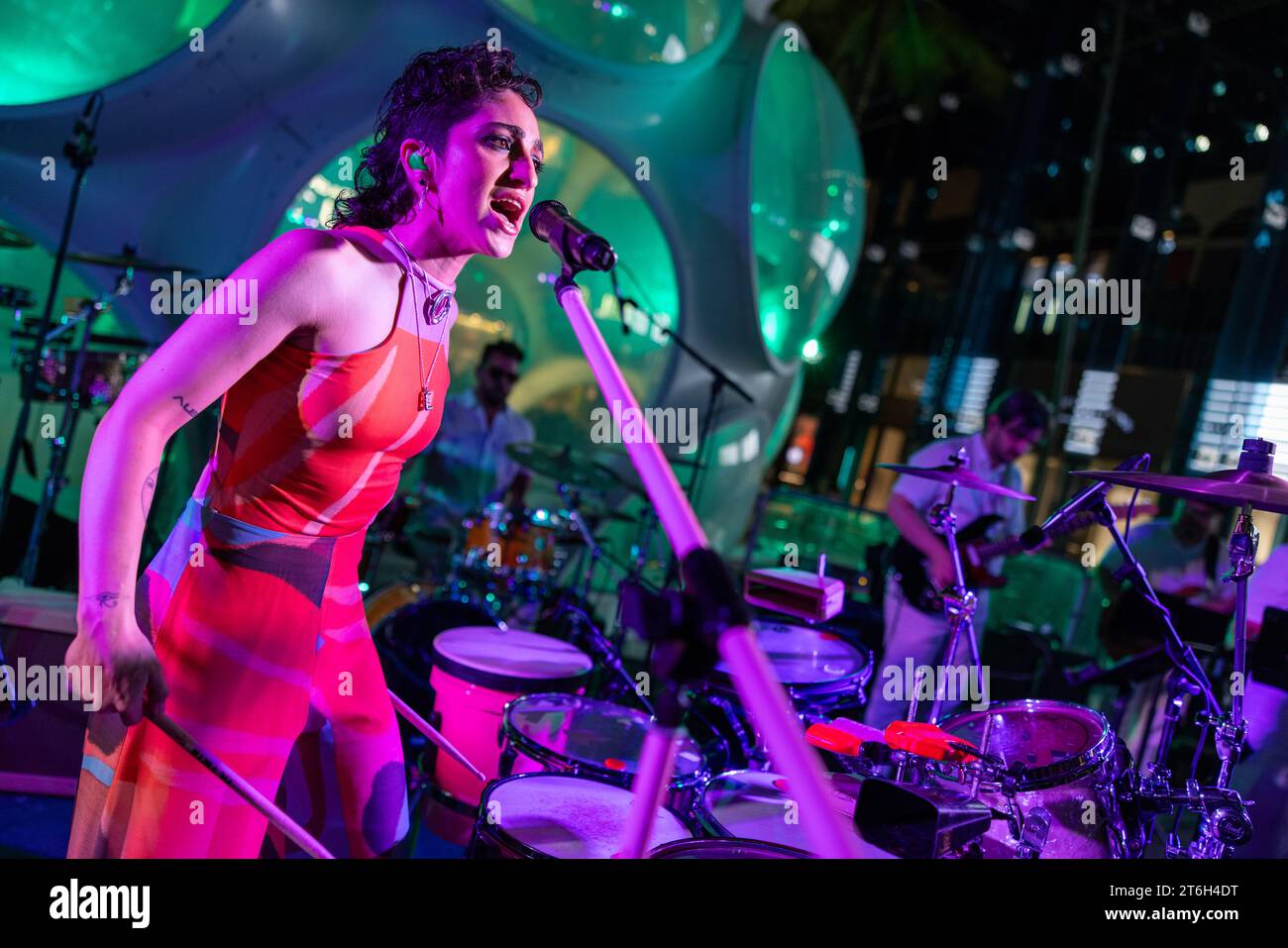 Emilio Estefan, Gloria Estefan at District Sounds as Emily Estefan performs Featuring: Emily ...