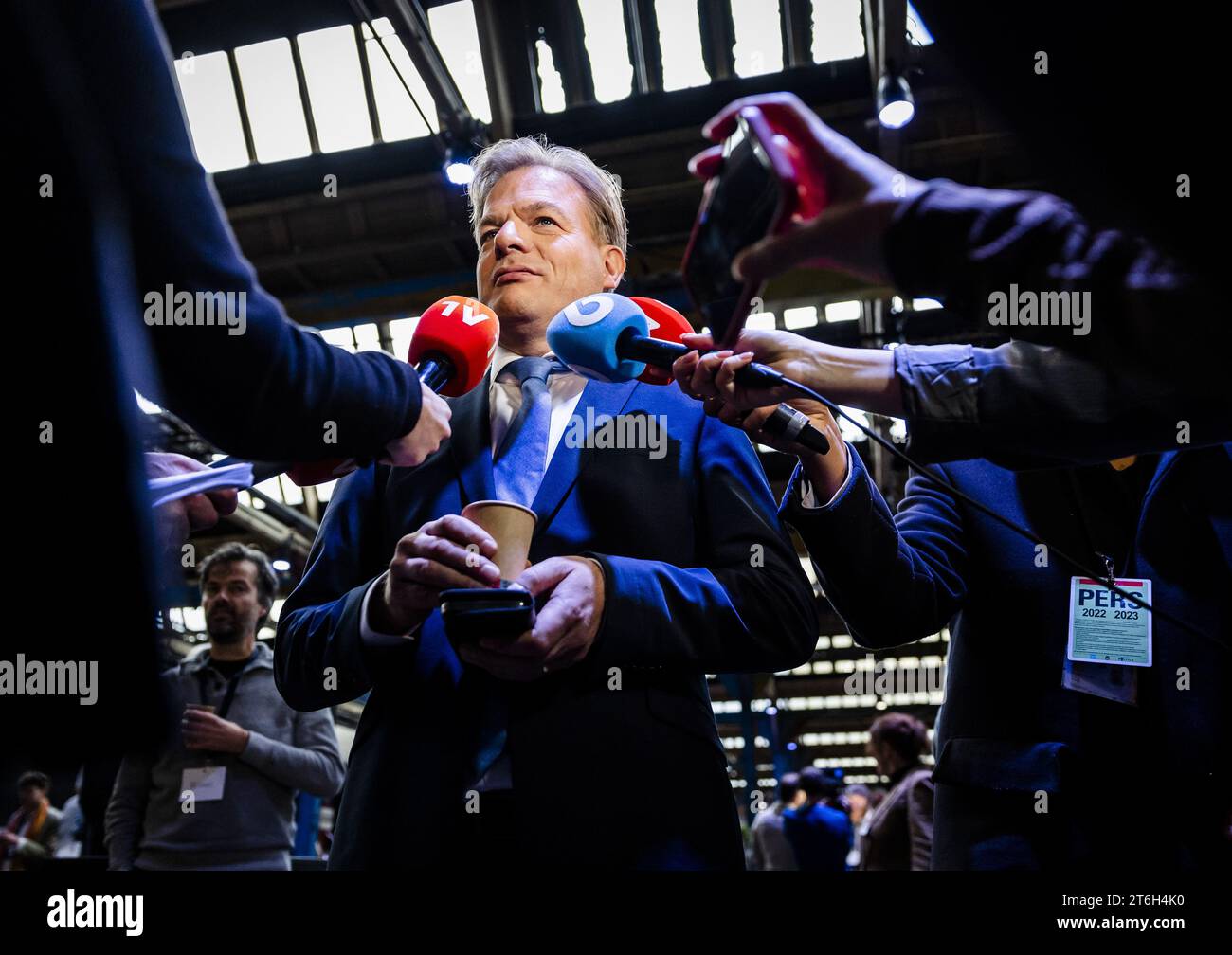 AMERSFOORT - NSC party leader Pieter Omtzigt during the first members ...