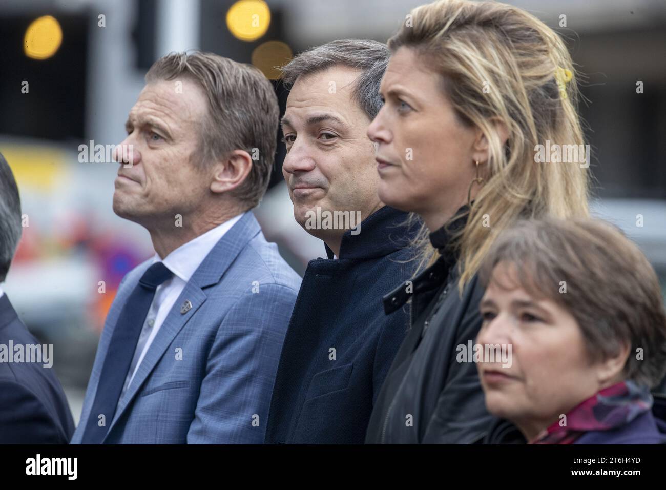 Minister of Justice Paul Van Tigchelt, Prime Minister Alexander De Croo ...