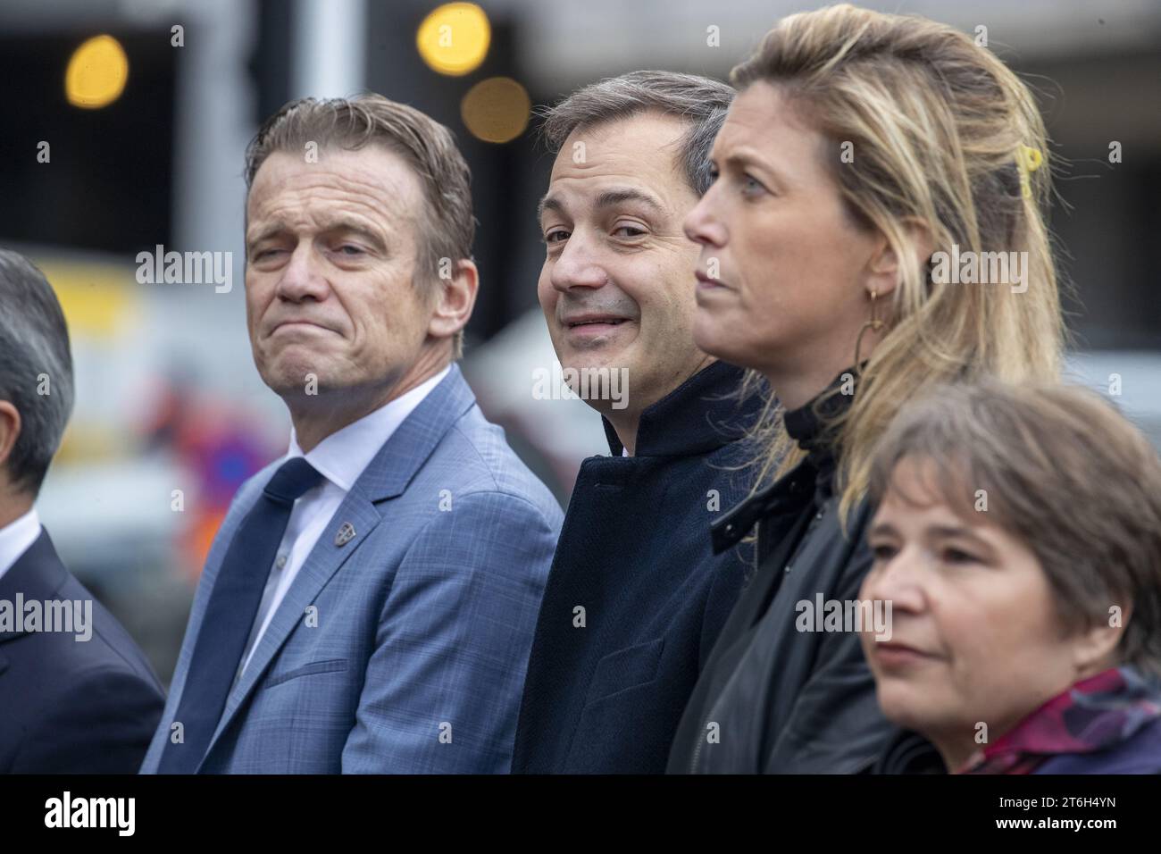 Minister of Justice Paul Van Tigchelt, Prime Minister Alexander De Croo ...