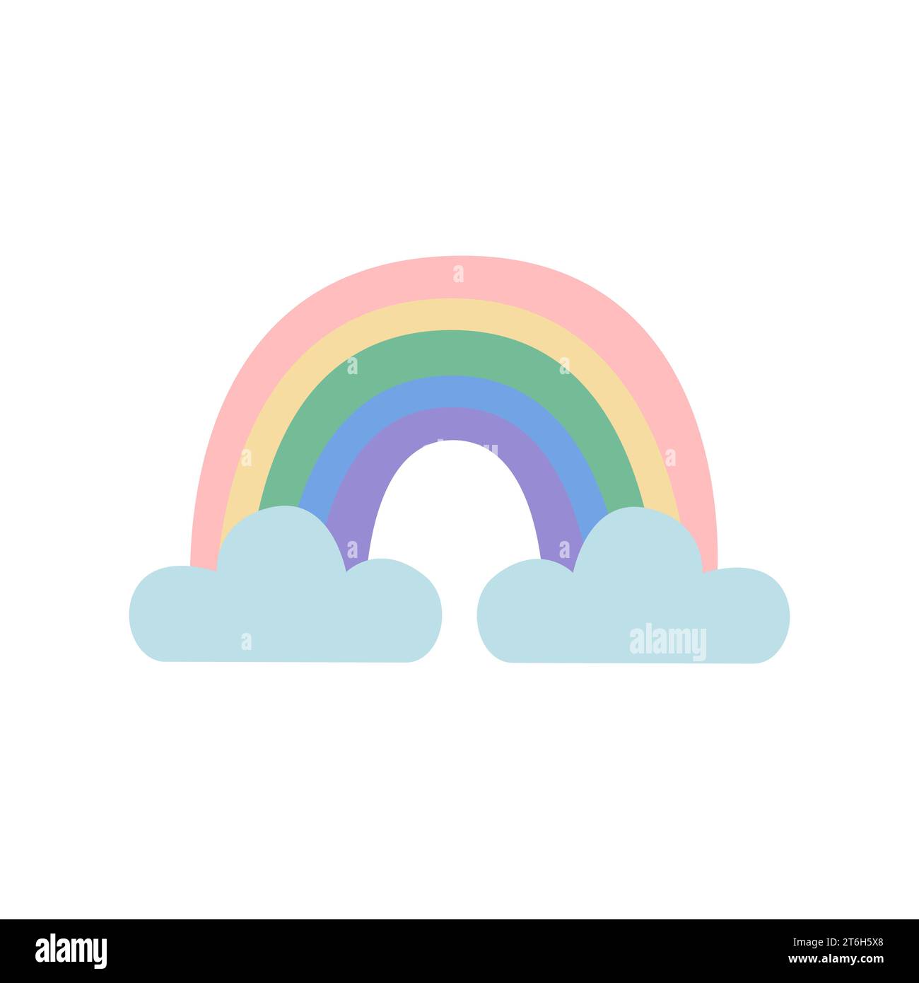 Colorful clouds in pastel Stock Vector Images - Alamy