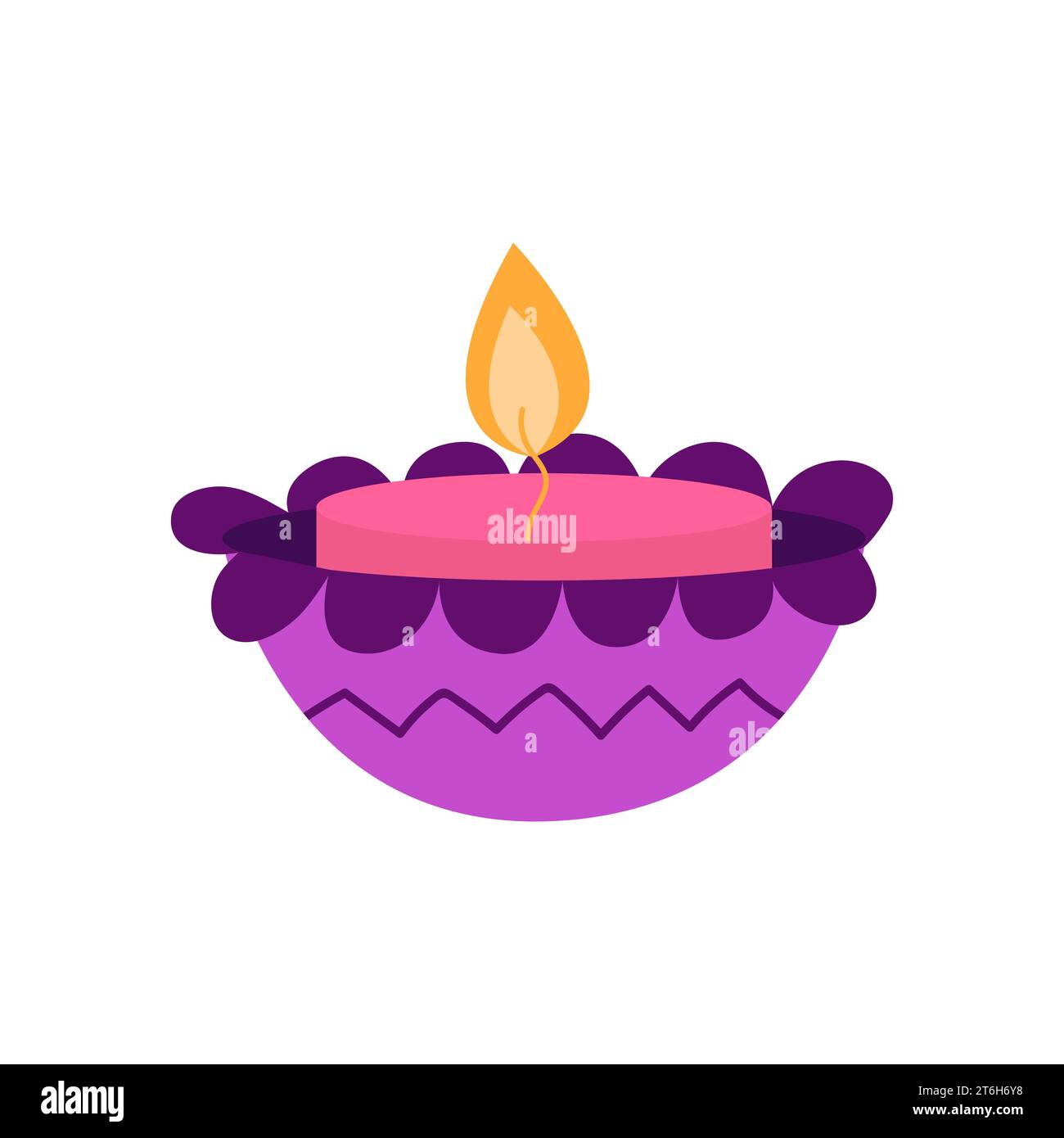 Diwali deepak lights Stock Vector Images - Alamy