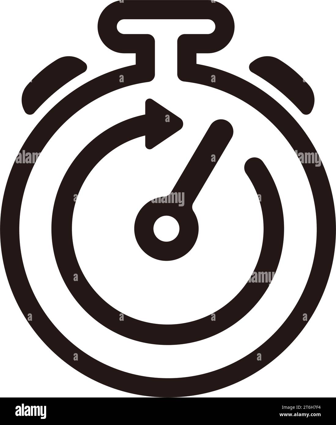 Stopwatch, timer ( quick, speed ) vector icon illustration Stock Vector Image & Art - Alamy