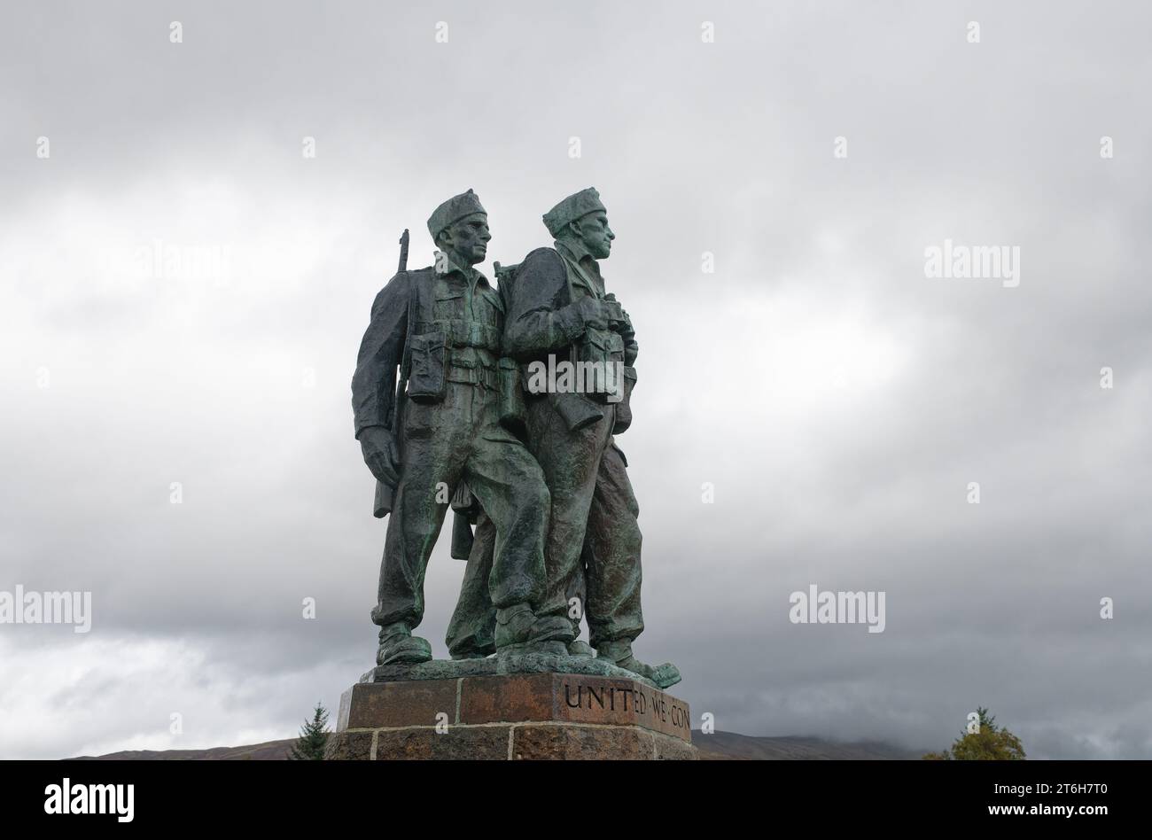 The commando memorial at Lochaber, Spean Bridge, Scotland Stock Photo ...