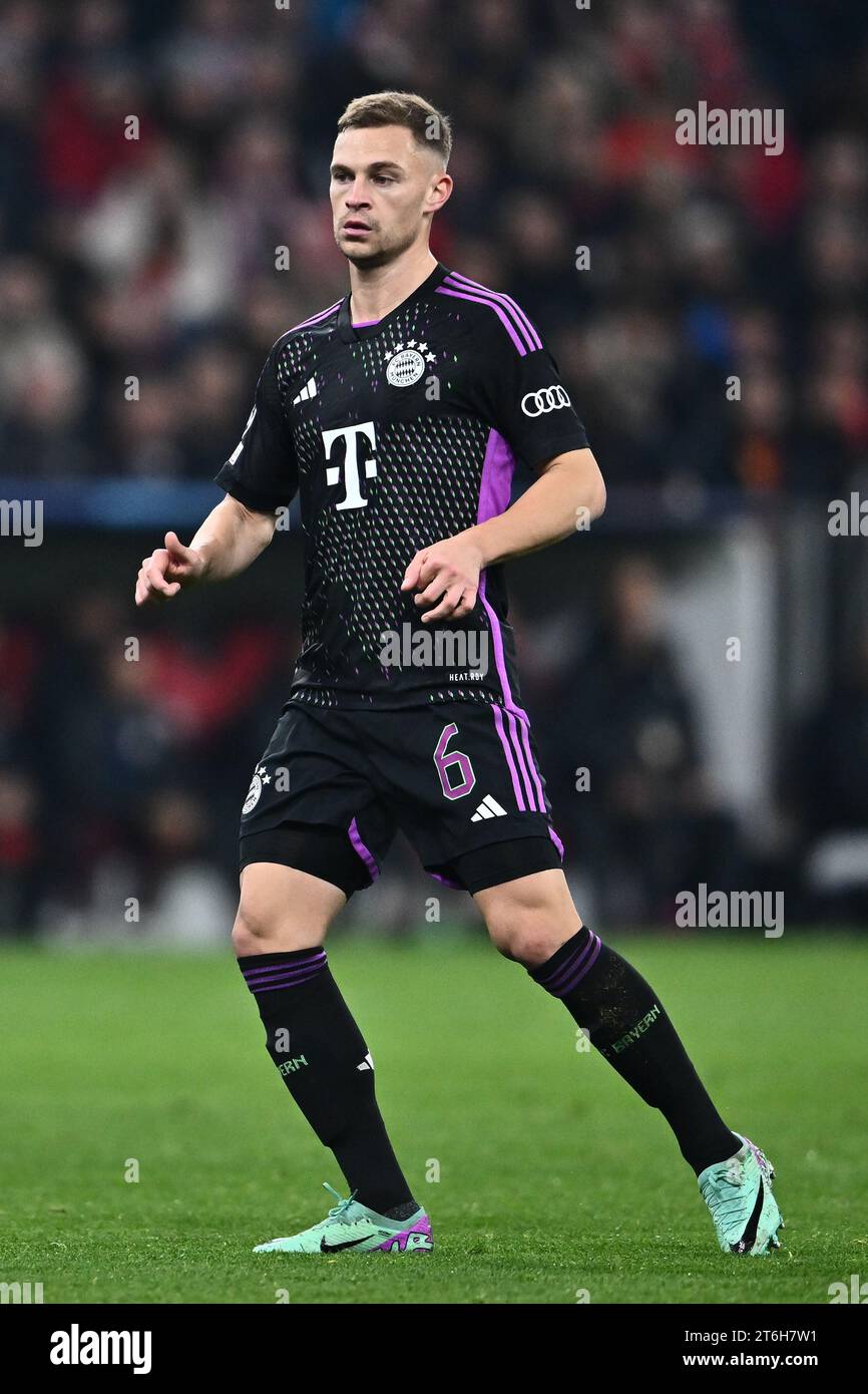MUNICH, GERMANY - NOVEMBER 8: Joshua Kimmich of Bayern Munich during ...