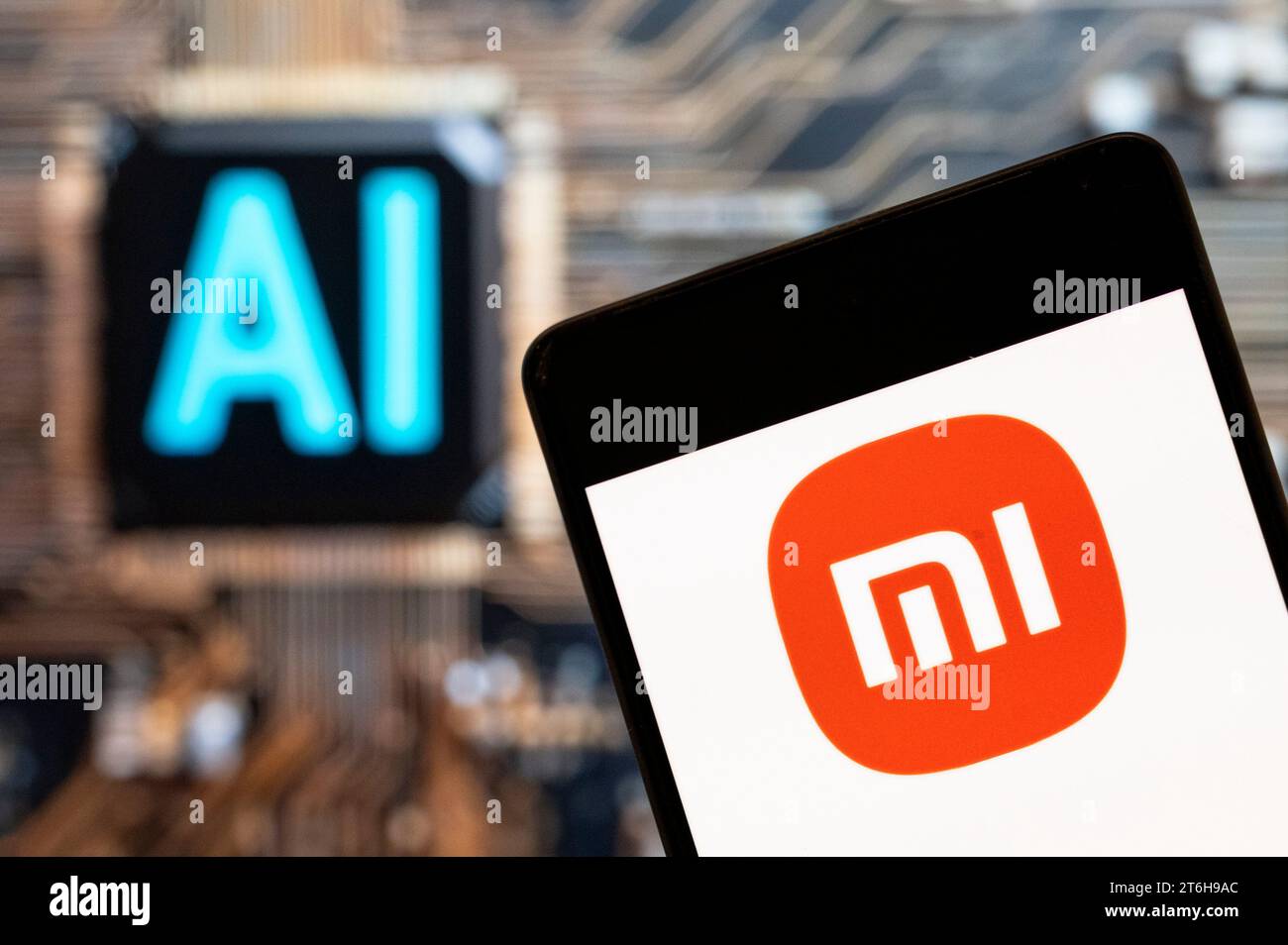 In this photo illustration, the Chinese electronics manufacturer ...