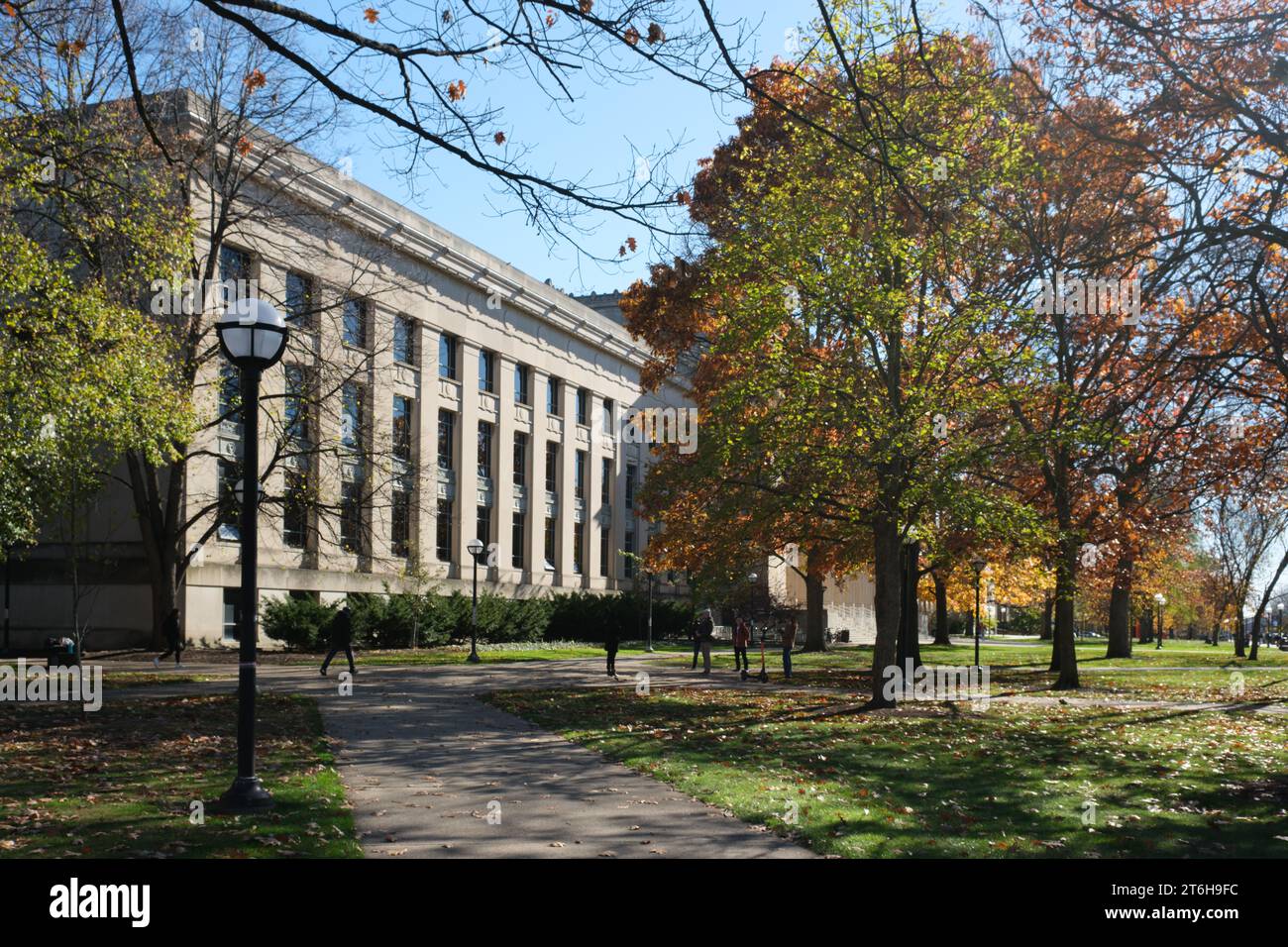 Angell Hall on the campus of the University of Michigan Ann Arbor ...
