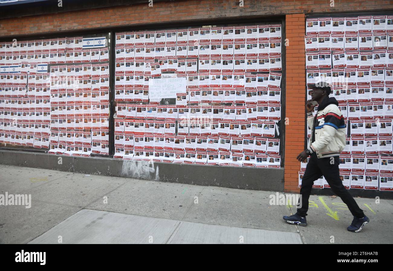 New York, New York, USA. 10th Nov, 2023. A view of the Kidnapped ...