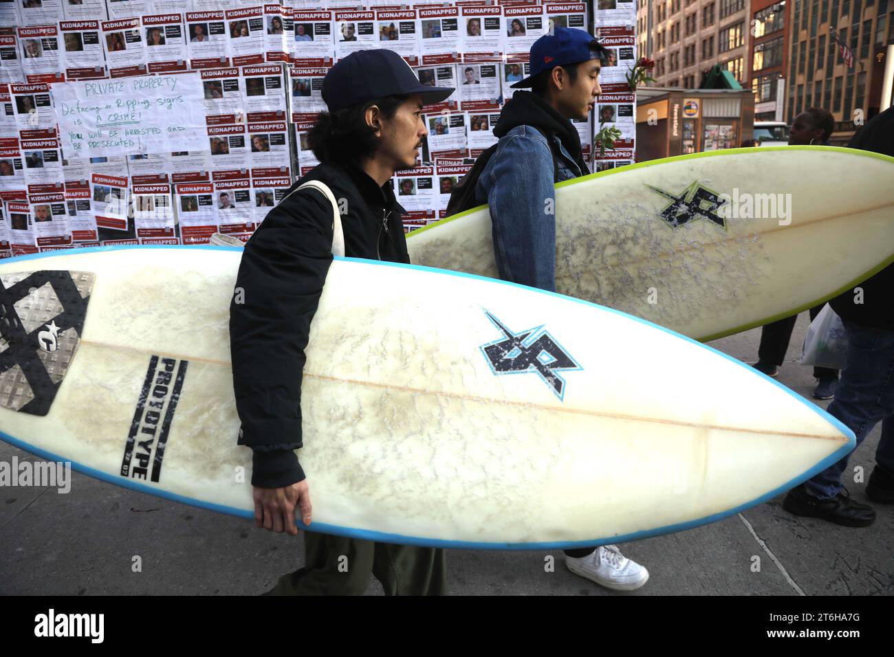 New York, New York, USA. 10th Nov, 2023. A view of the Kidnapped ...