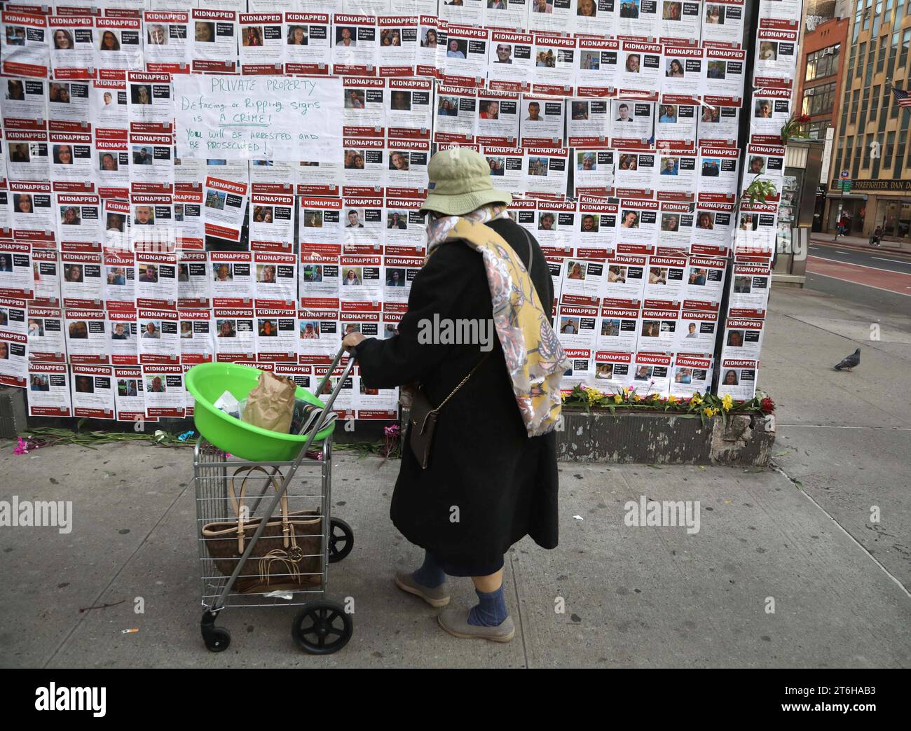 New York, New York, USA. 10th Nov, 2023. A view of the Kidnapped ...