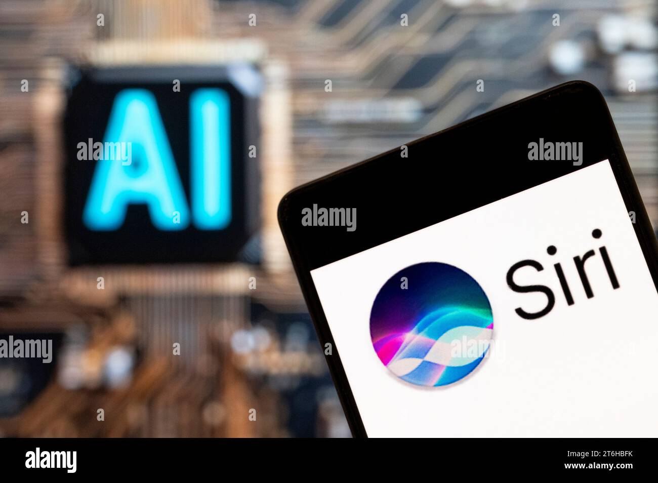 Siri logo hi-res stock photography and images - Alamy