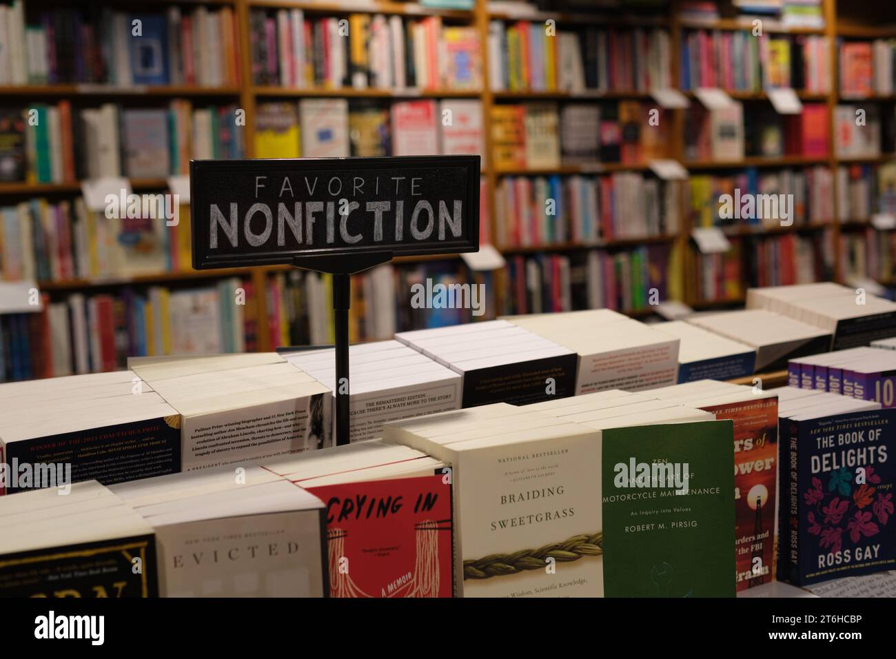 Nonfiction Books Sign