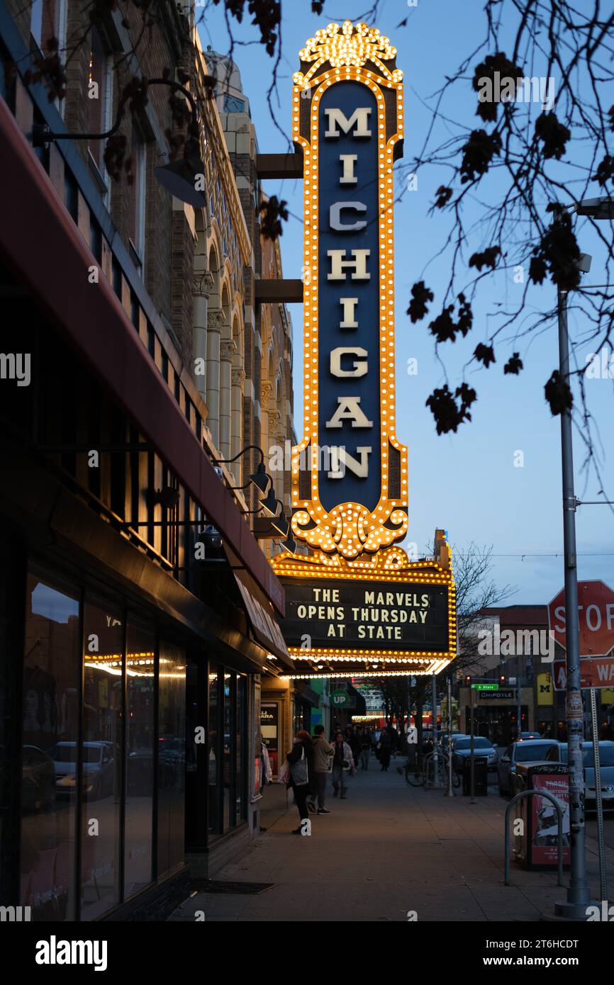 Michigan Theater in Ann Arbor Michigan USA Stock Photo - Alamy