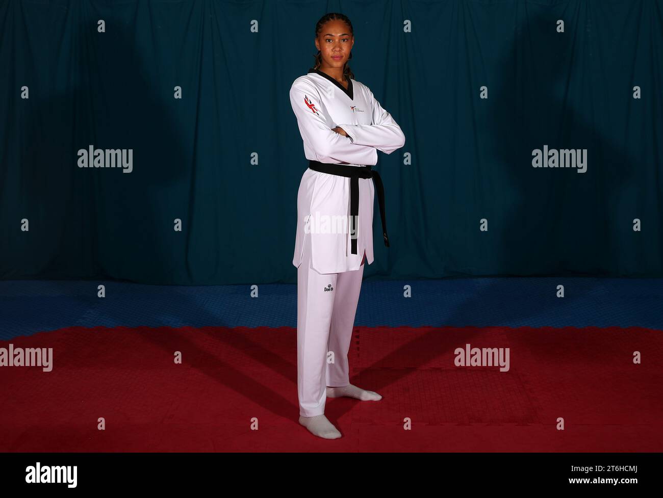 Aaliyah Powell during a media day at the Ten Acres Sports Complex ...