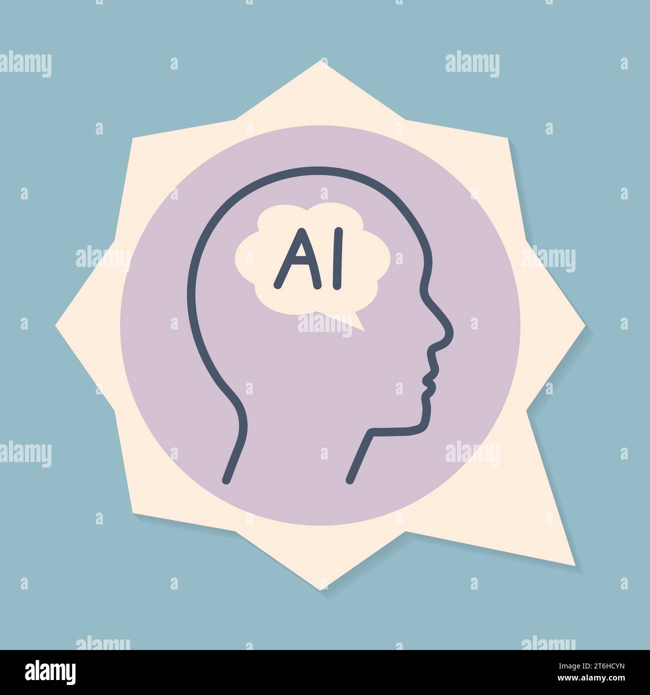 AI, Artificial Intelligence concept- vector illustration Stock Vector ...
