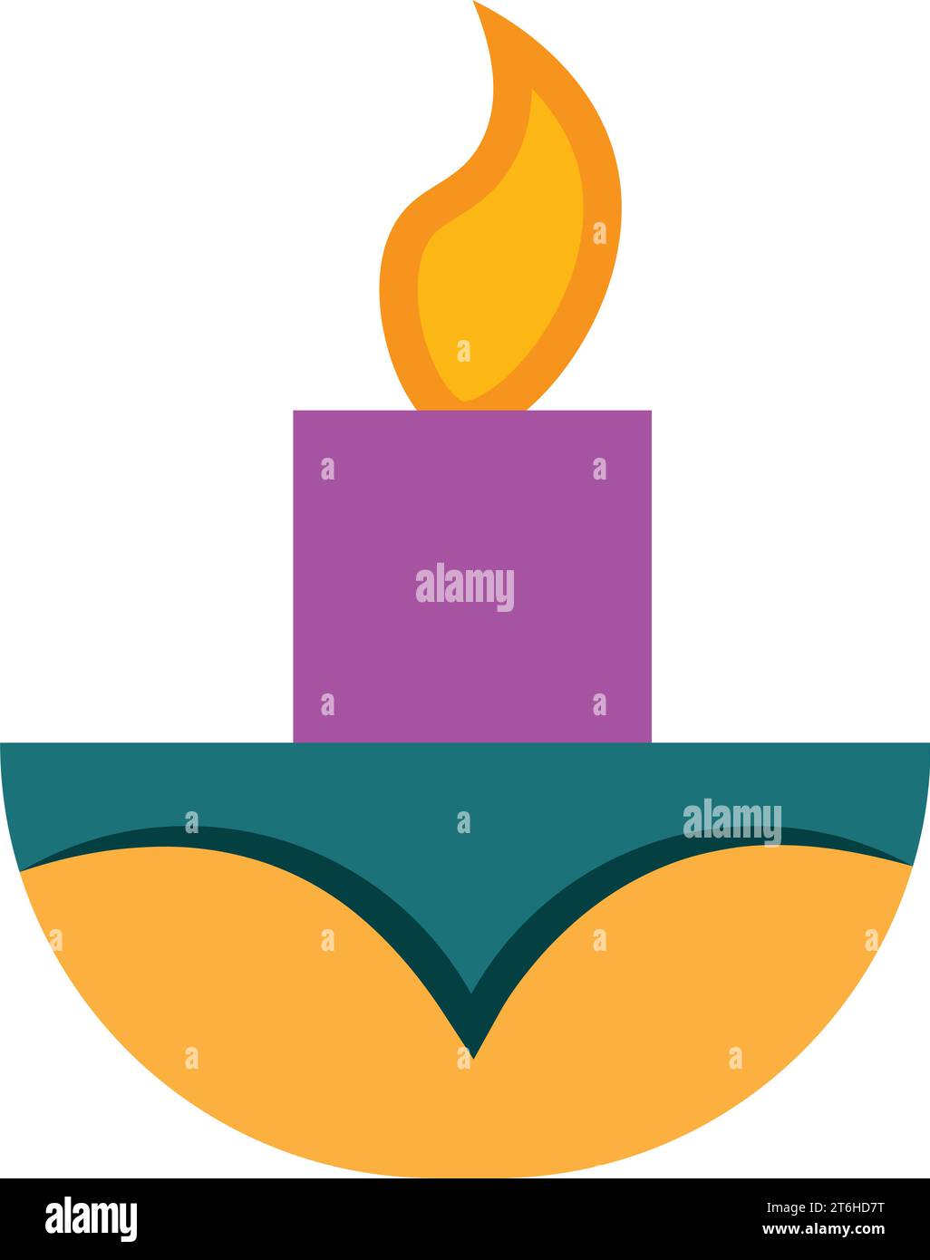 Islamic design candle lamp Stock Vector Images - Alamy