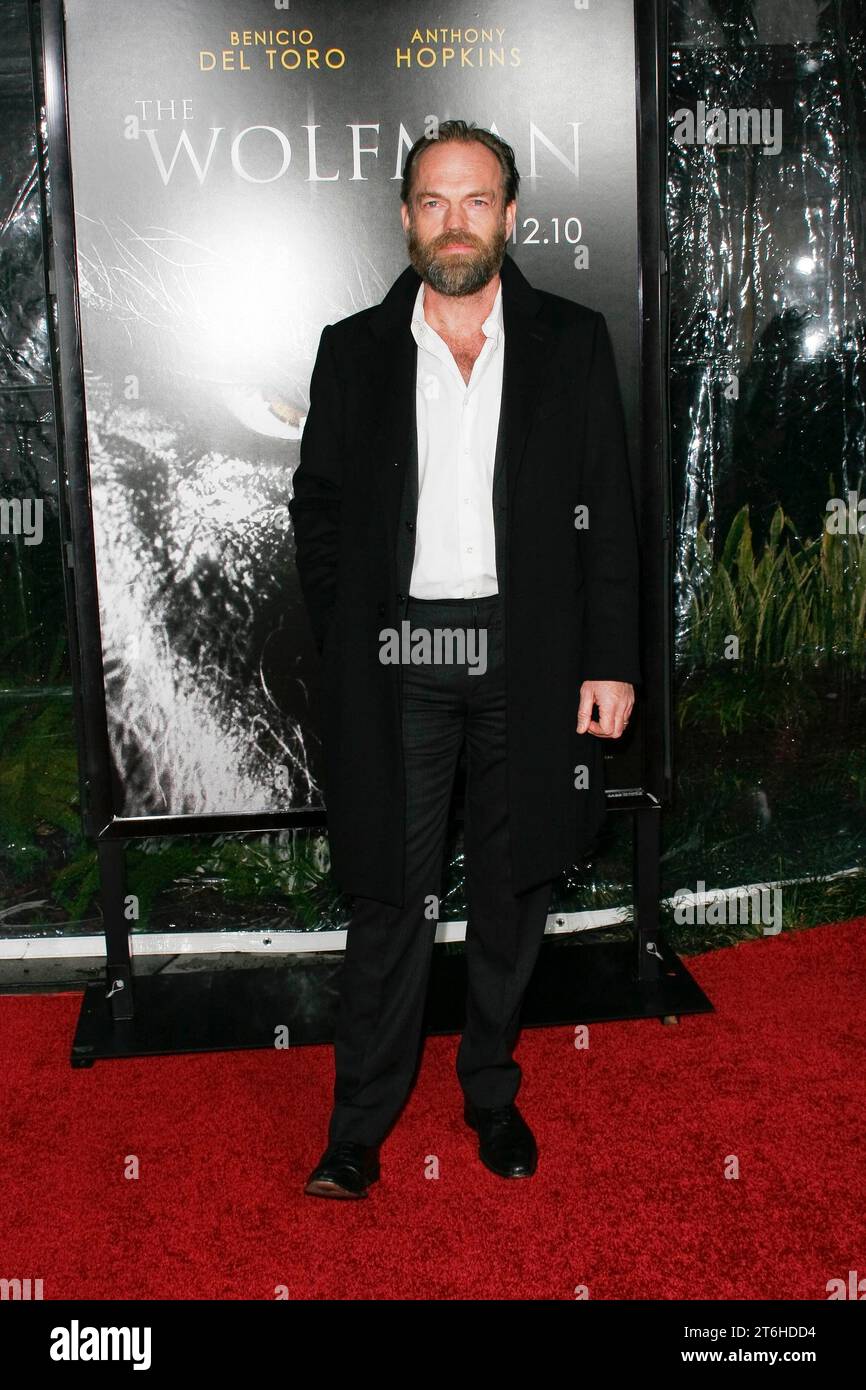 Hugo Weaving at the Premiere of Universal Pictures' "The Wolfman ...