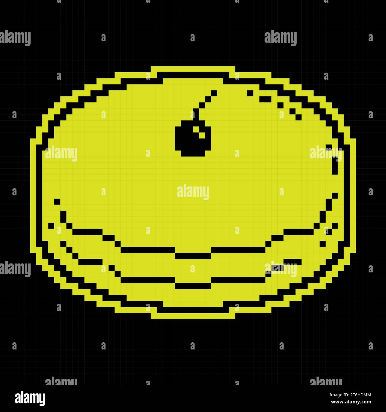 Pixel silhouette icon. Cake, fragrant pie with cherry on top. Exotic ...