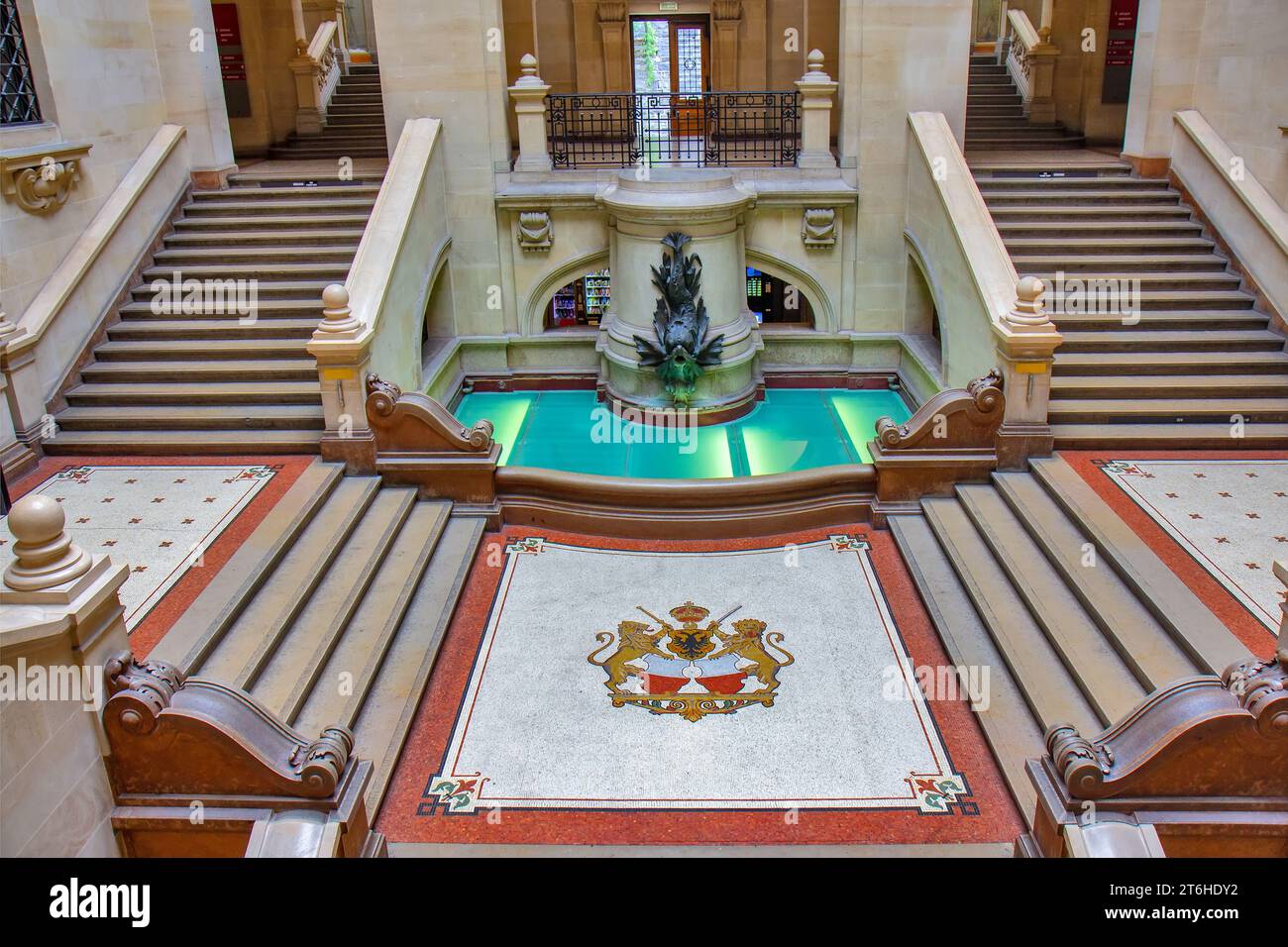 Museum of geology, library and university in Lausanne, Swiaa, located ...