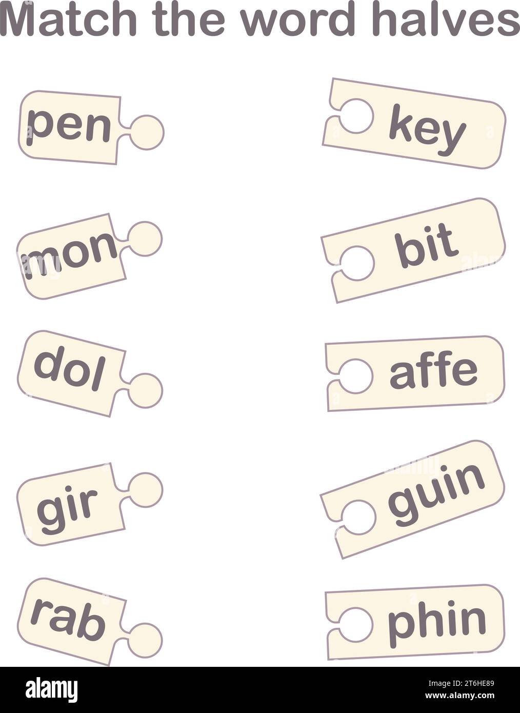 Abc worksheets hi-res stock photography and images - Alamy