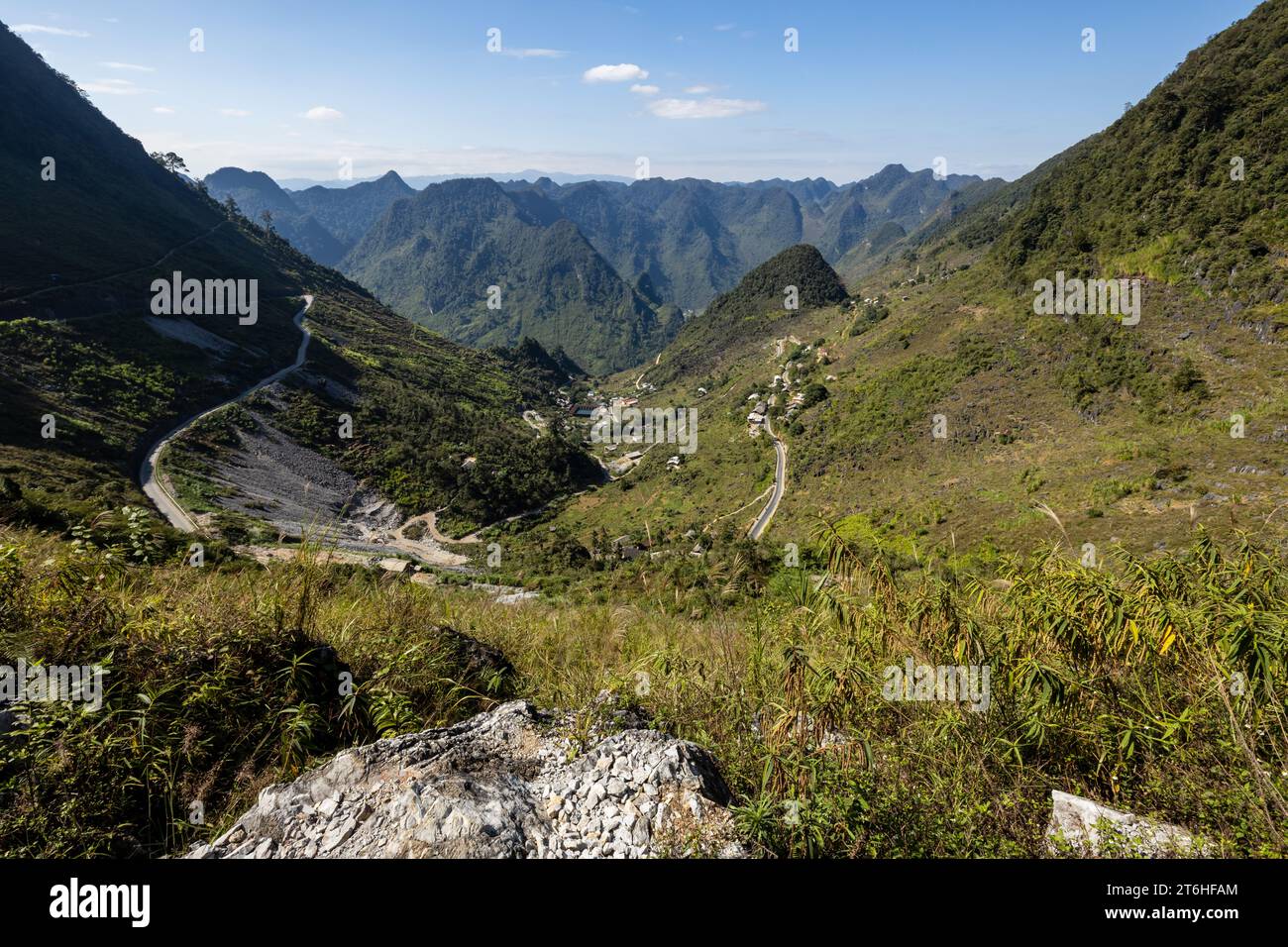 The Landscape of the Ha Giang Loop in Vietnam Stock Photo - Alamy