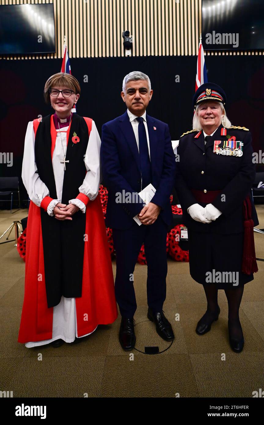 City Hall, Kamal Chunchie Way, London, UK. 10th Nov, 2023. The annual ...
