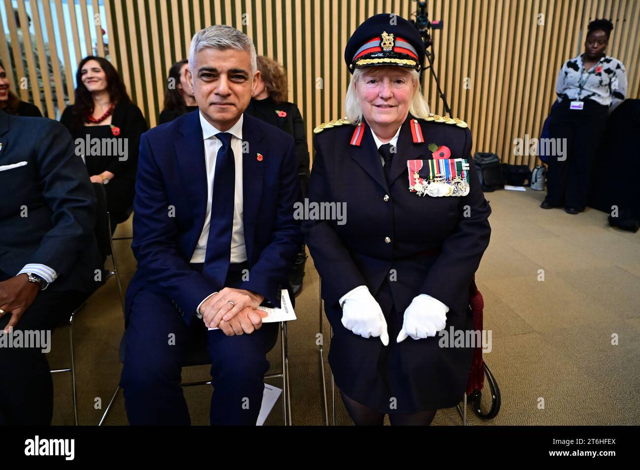 City Hall, Kamal Chunchie Way, London, UK. 10th Nov, 2023. The annual ...