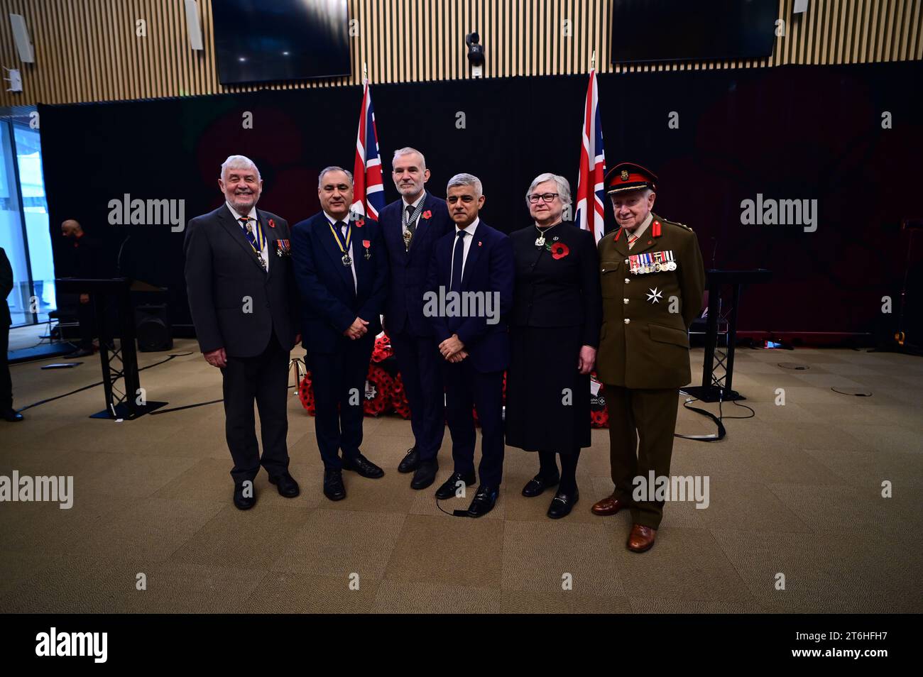 City Hall, Kamal Chunchie Way, London, UK. 10th Nov, 2023. The annual ...