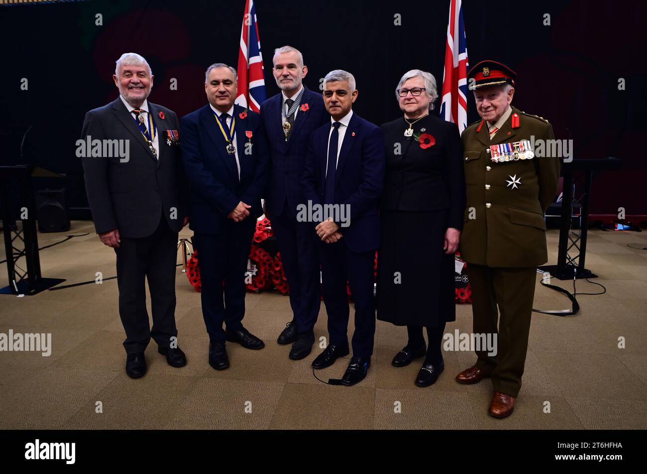 City Hall, Kamal Chunchie Way, London, UK. 10th Nov, 2023. The annual ...
