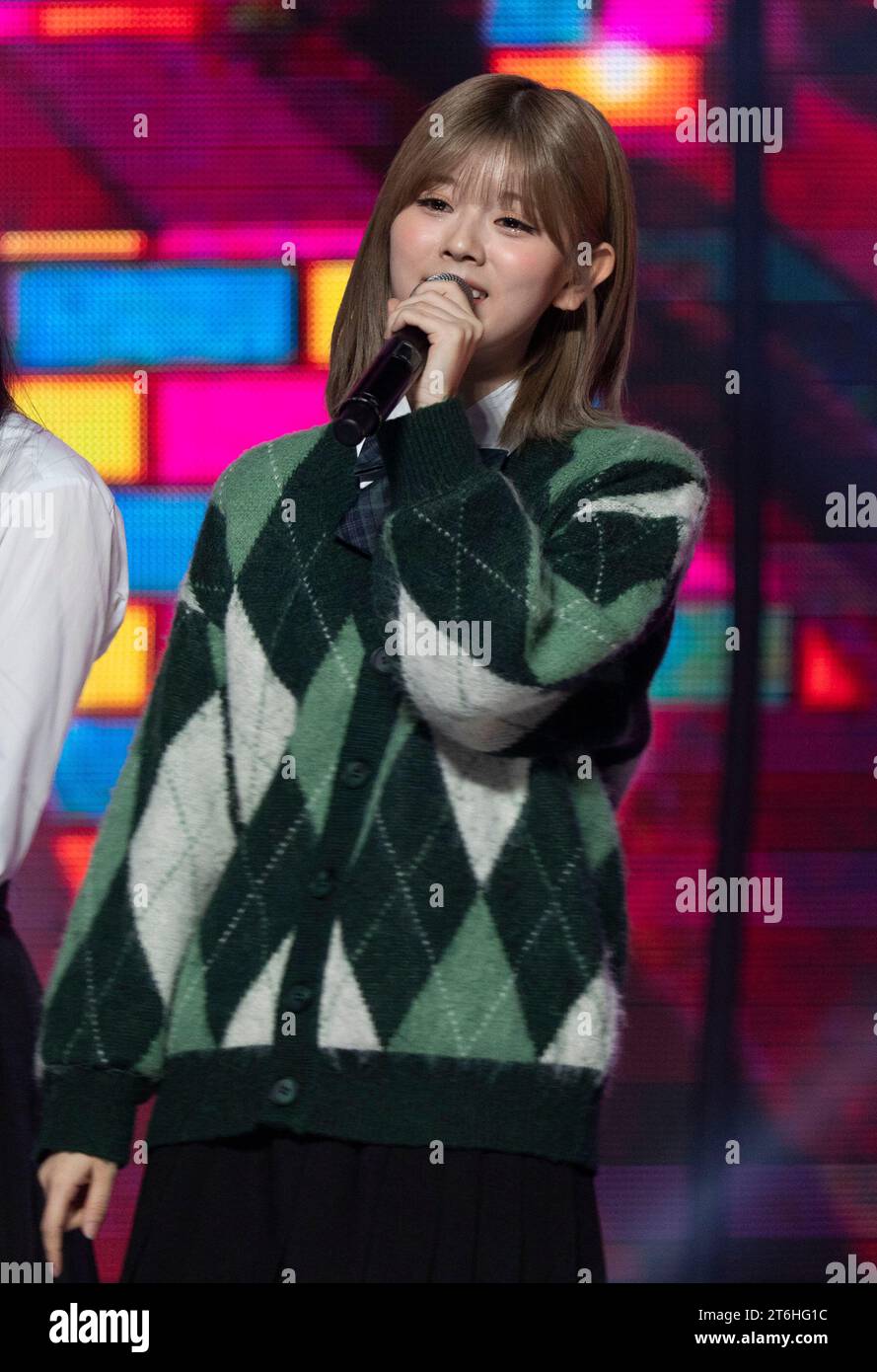 Goyang, South Korea. 8th Nov, 2023. Japanese Mako, Mayuka, Maya, Riku ...