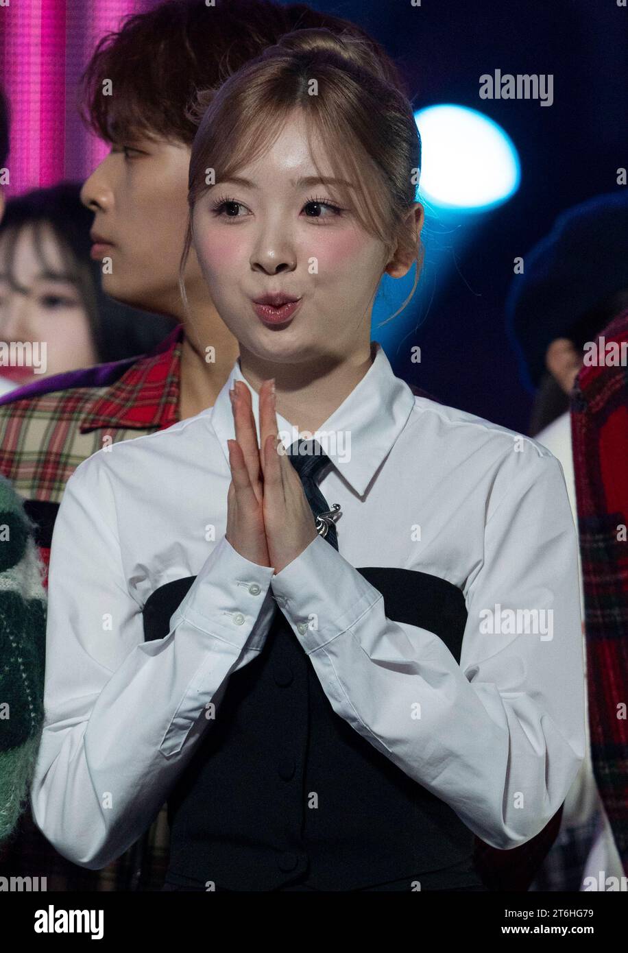 Goyang, South Korea. 8th Nov, 2023. Japanese Mako, Mayuka, Maya, Riku ...