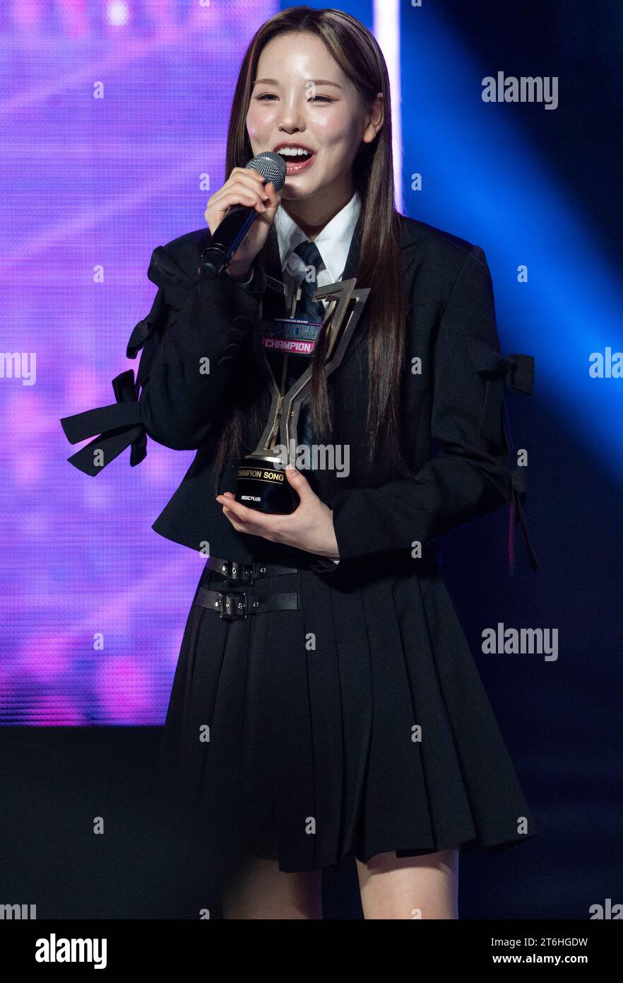 Goyang, South Korea. 8th Nov, 2023. Japanese Mako, Mayuka, Maya, Riku ...