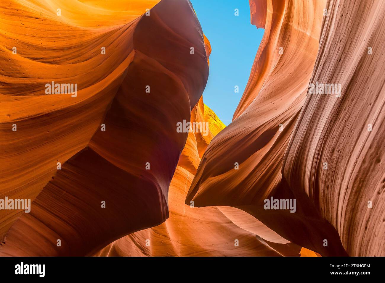 An eagle shaped rock protrusion in lower Antelope Canyon, Page, Arizona ...