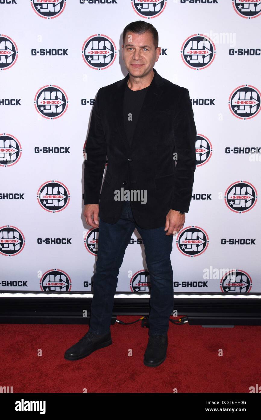 New York, NY, USA. 9th Nov, 2023. Tom Murro at G-SHOCK Shock The World ...