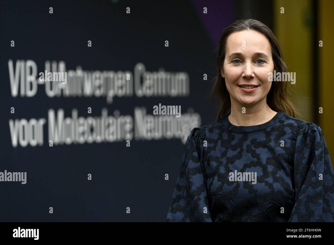 Antwerp, Belgium. 10th Nov, 2023. Professor Rosa Rademakers poses for ...
