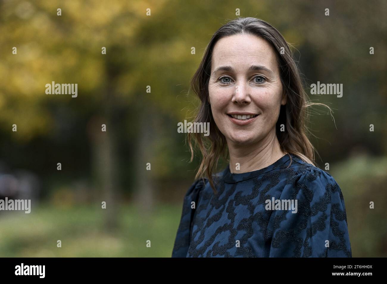 Antwerp, Belgium. 10th Nov, 2023. Professor Rosa Rademakers poses for ...