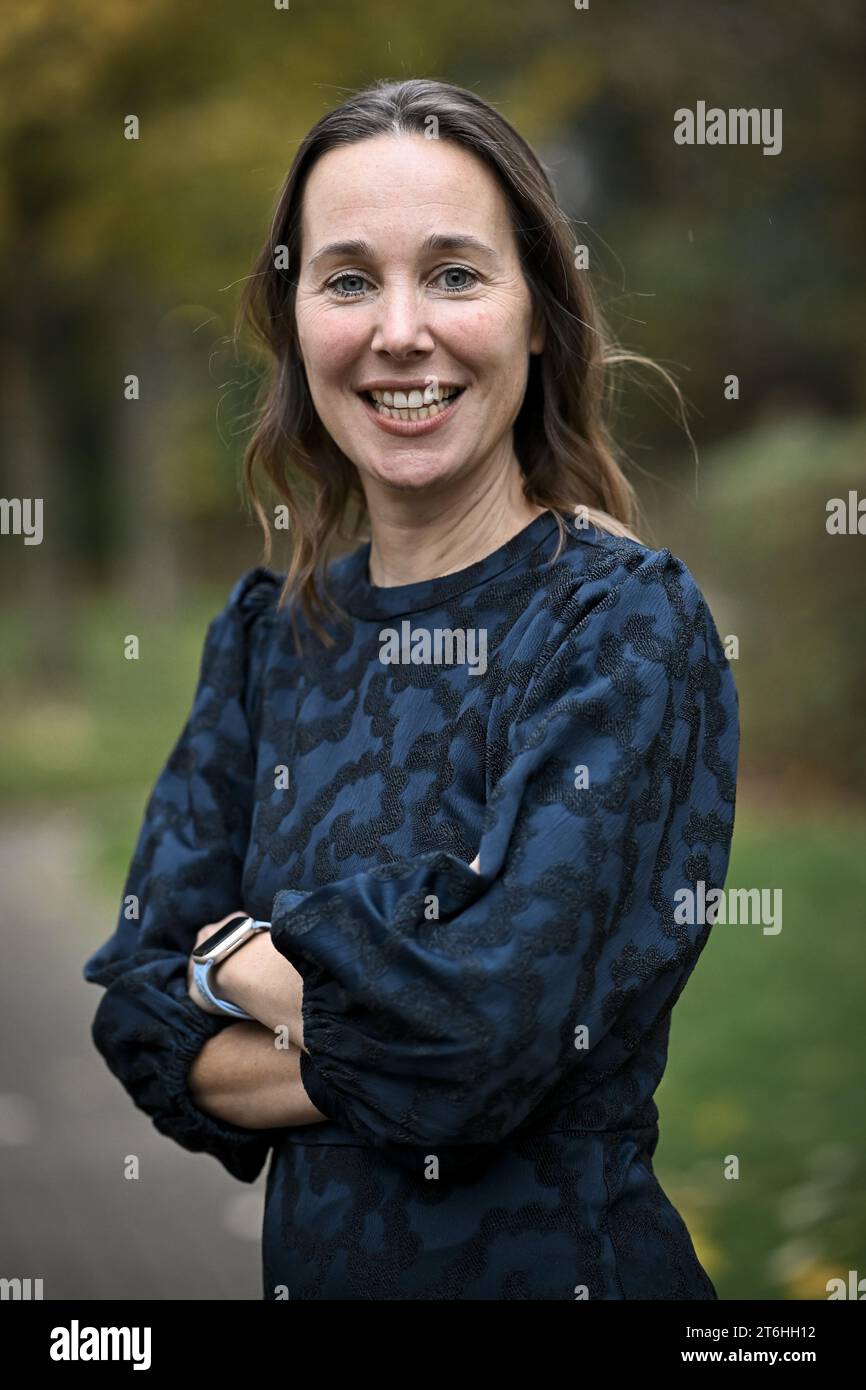 Antwerp, Belgium. 10th Nov, 2023. Professor Rosa Rademakers poses for ...