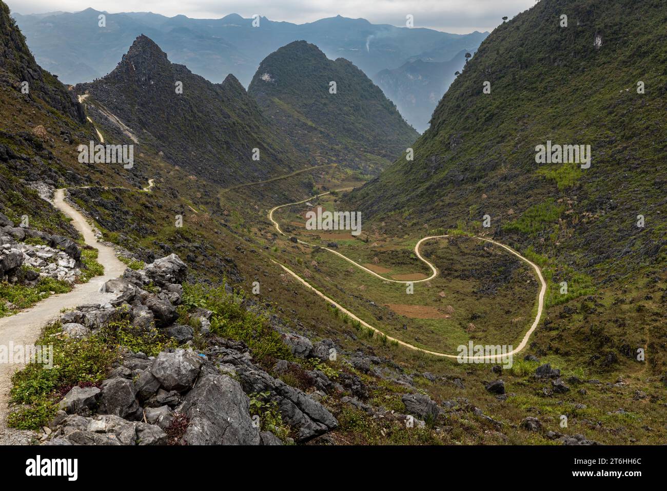 The Landscape of the Ha Giang Loop in Vietnam Stock Photo - Alamy