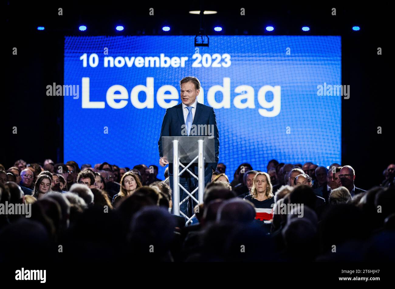 AMERSFOORT - NSC party leader Pieter Omtzigt gives a speech during the ...