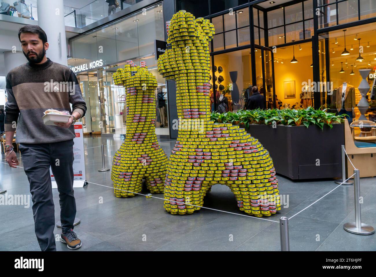 Visitors view Towering Above Hunger by LERA Consulting Structural ...